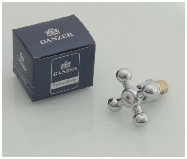 Кран букса с маховиком усиленный K-104Q от бренда Ganzer цвет хром