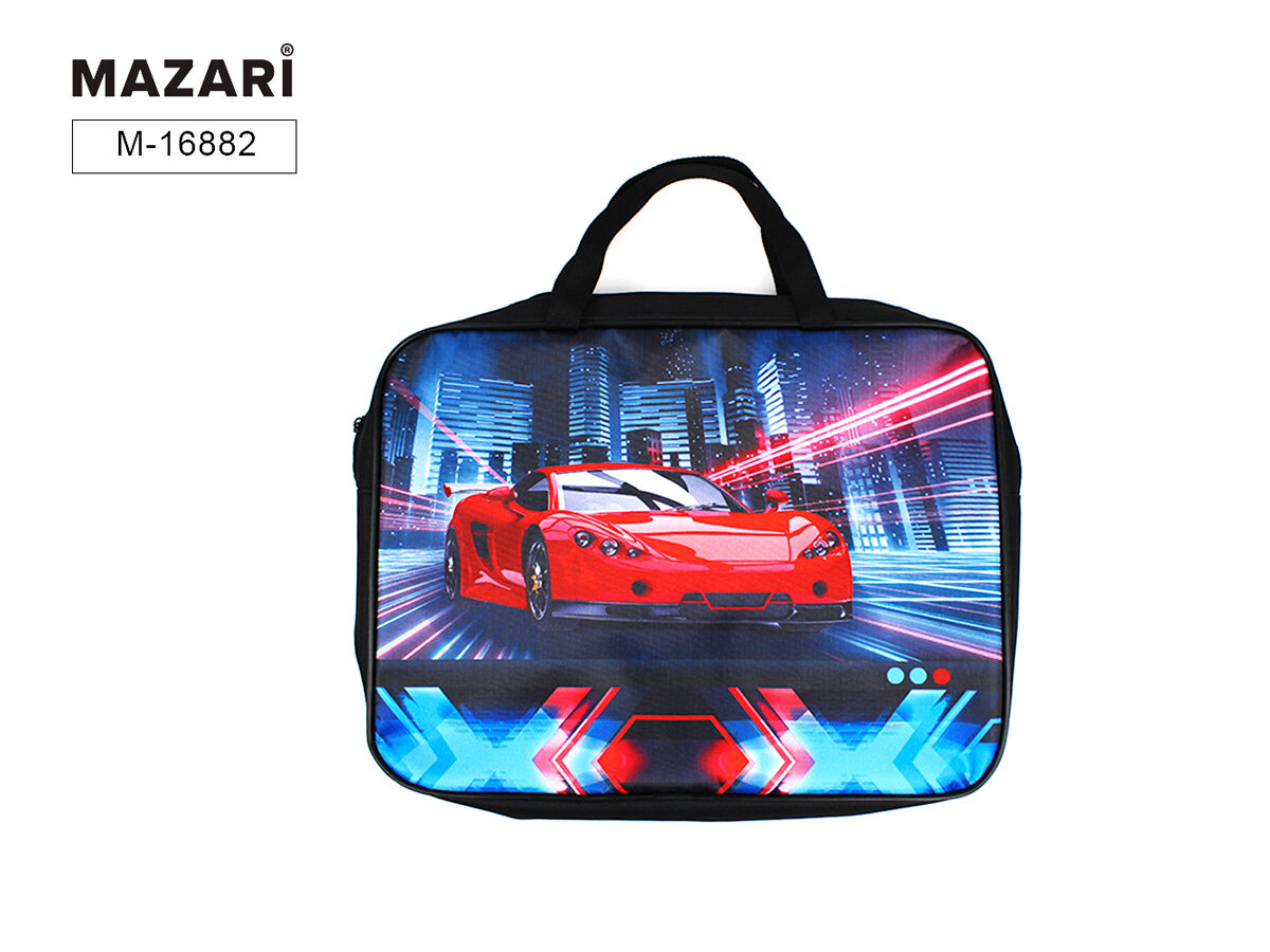 Папка для тетрадей А4. Текстиль. На молнии, с ручками. STYLISH AUTO (M-16882)