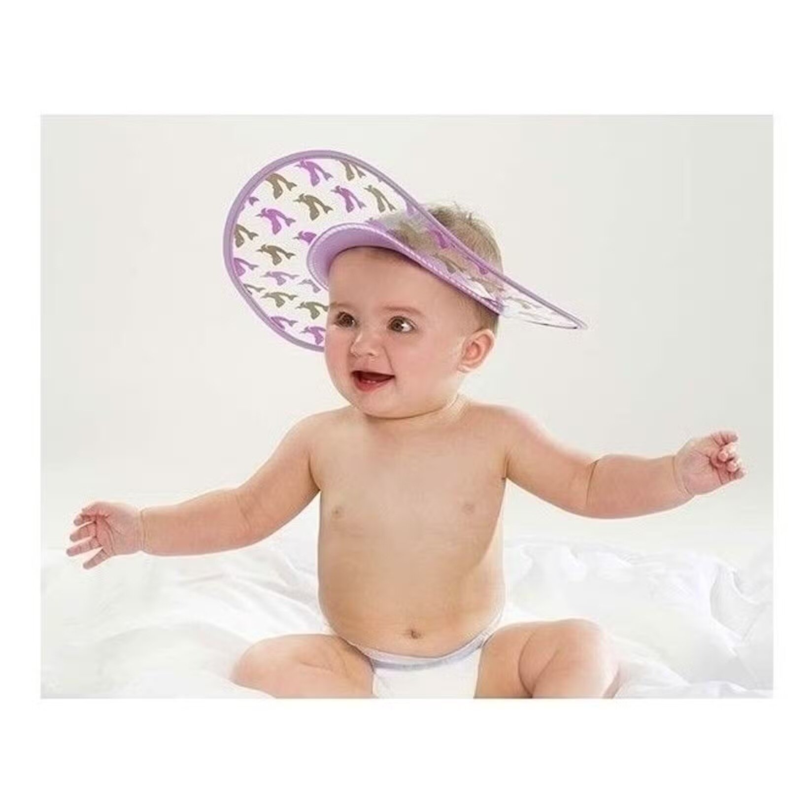 Защитный козырек для мытья головы Babymoov, ободок, сиреневый