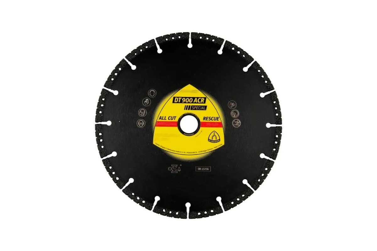 Klingspor алмаз. отрезн. круги DT/SPECIAL/DT900ACR/S/230X3,1X22,23/12VG, шт