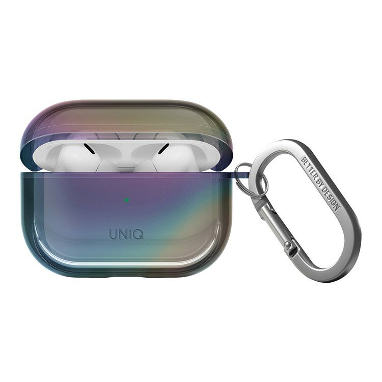 Uniq чехол для Airpods Pro 2, Iridescia (holographic) Midnight Quartz
