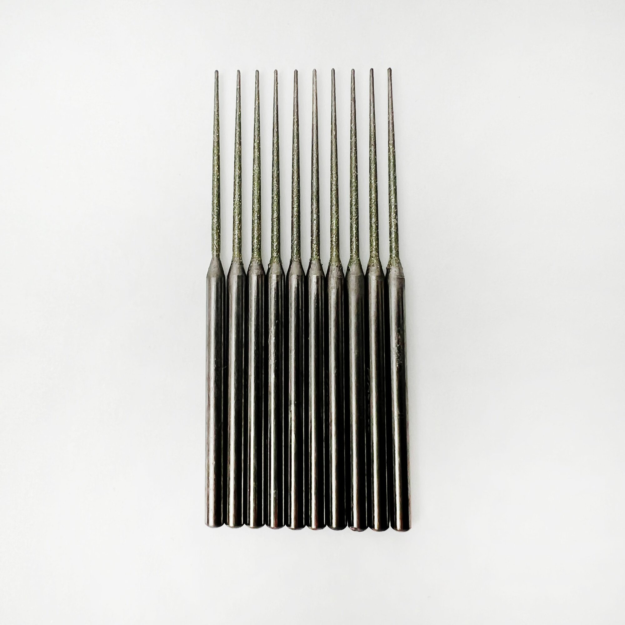 Алмазные иголки-фрезы 1mm DIAMAX для бормашин 10шт, концевик 3.0мм