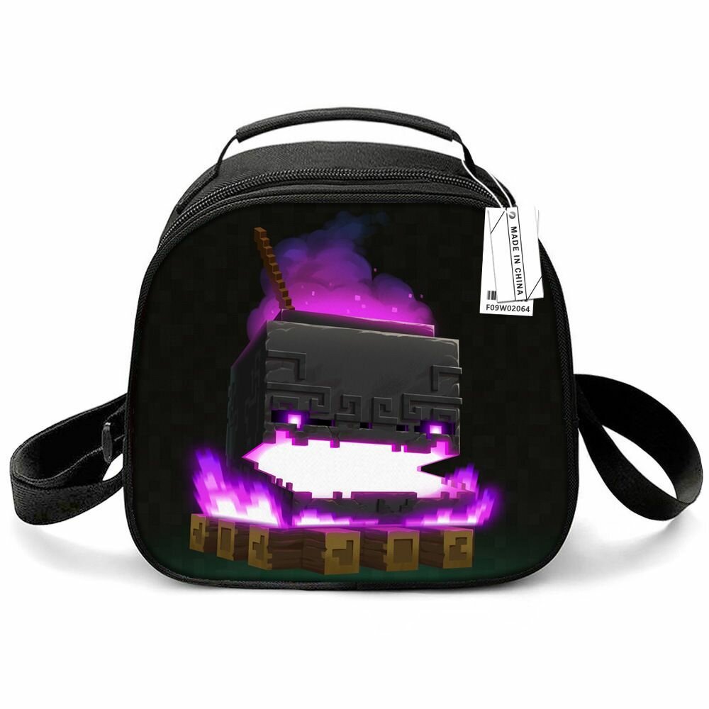 Изолированная сумка "Minecraft", для студентов, унисекс, цвет стиль 8