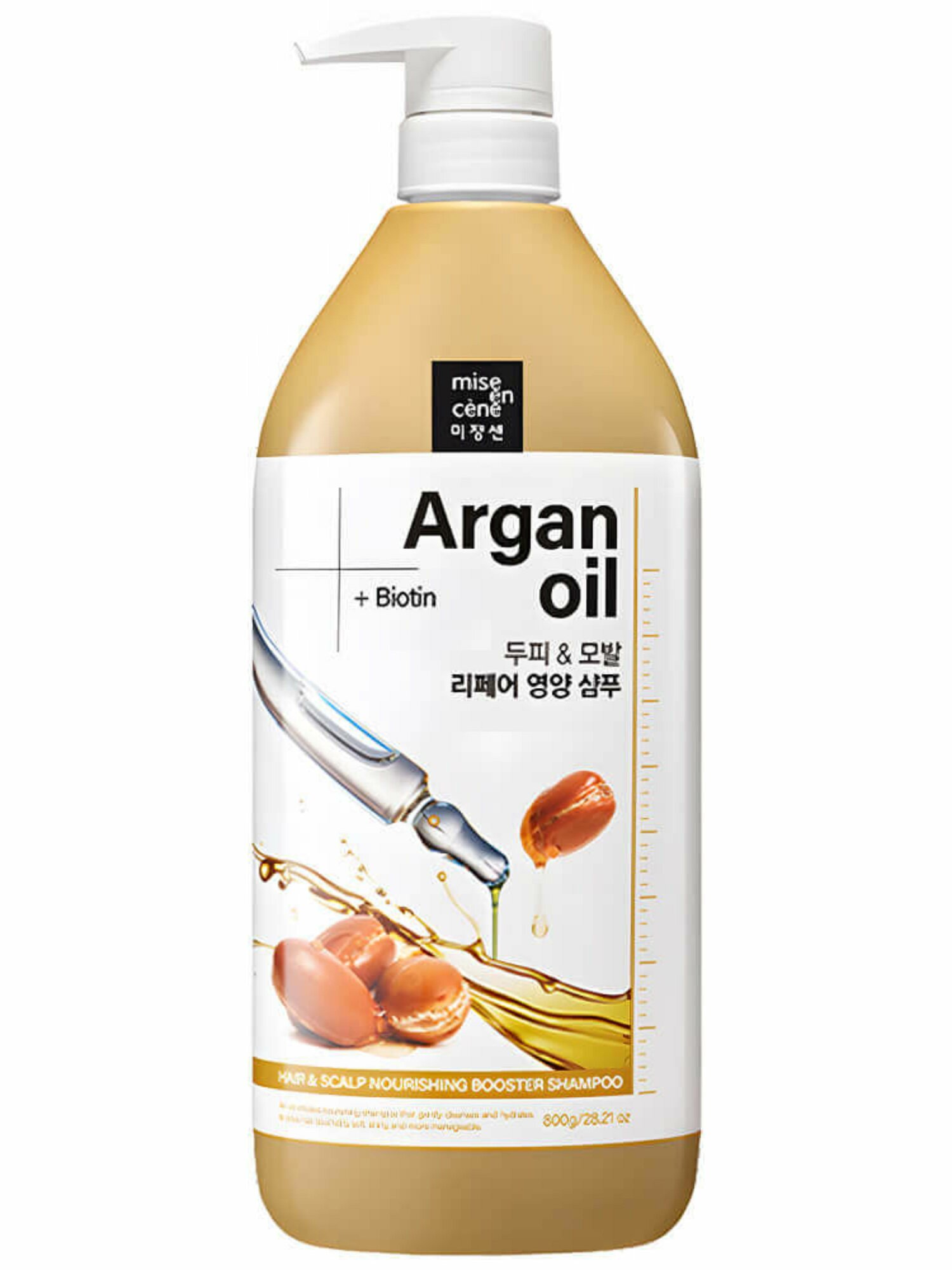 MISE EN SCENE Питательный шампунь для волос Hair & Scalp Nourishing Booster Shampoo