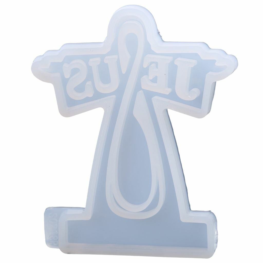 Пустотелый крест-вставная декоративная гипсовая форма-wild crisp hollow cross