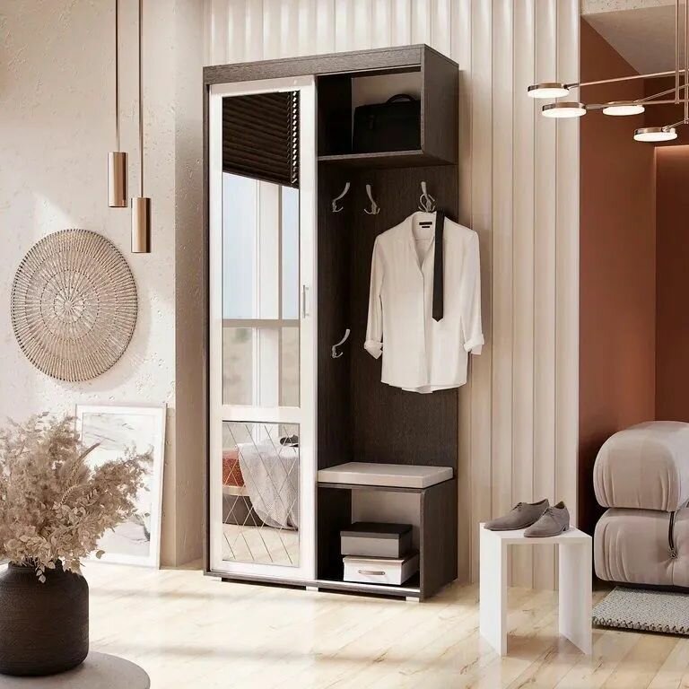 Прихожая Стелла 1 (Белый/венге)