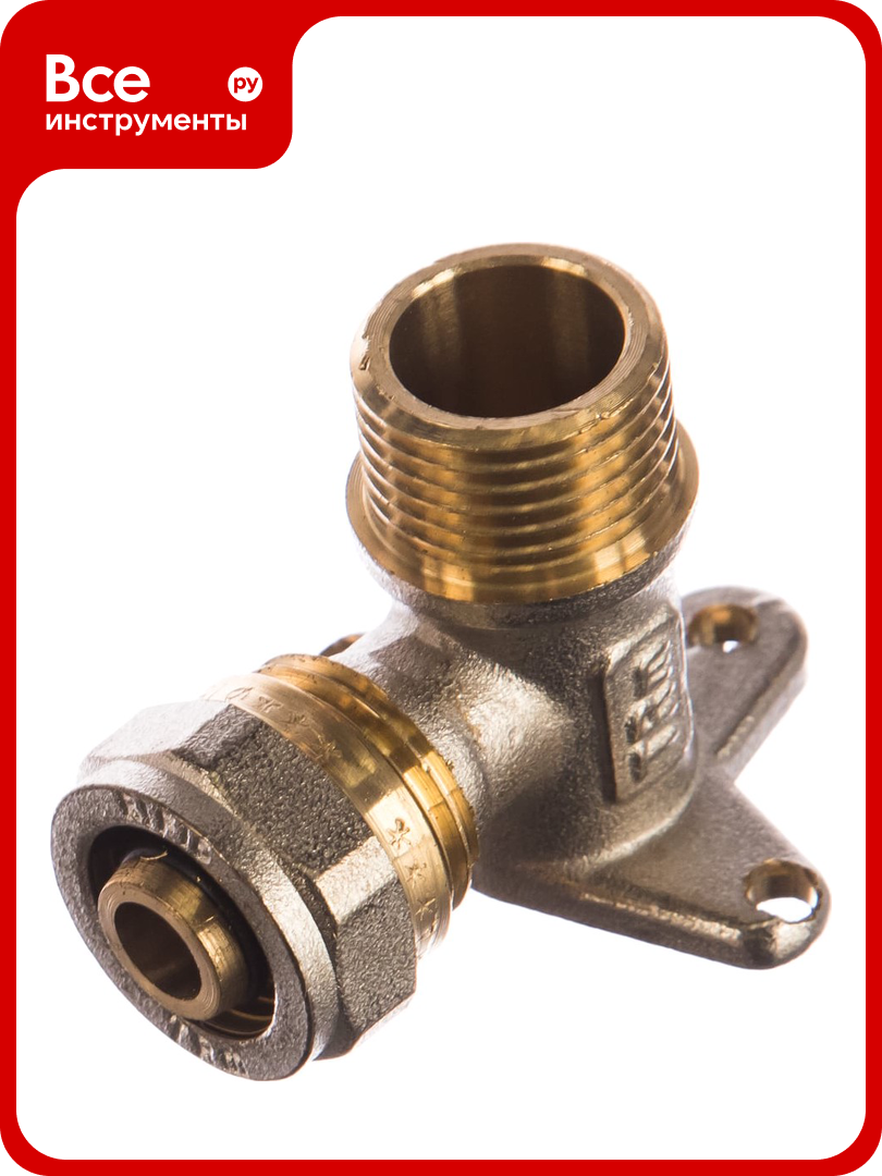 Уголок Terma 1/2x16 ш/ц с креплением 35289, сталь, с креплением ТeRma 01803 предназначен