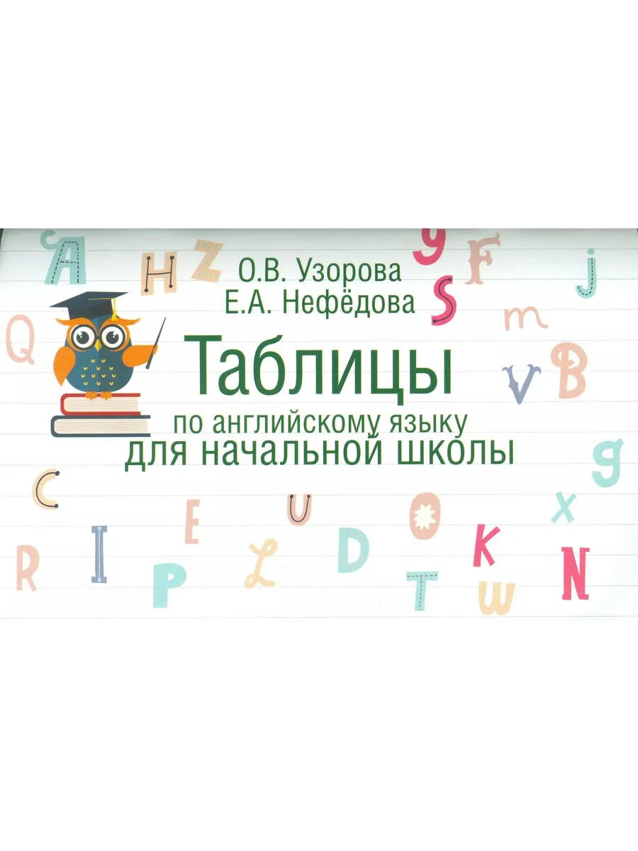 Таблицы по английскому языку для начальной школы