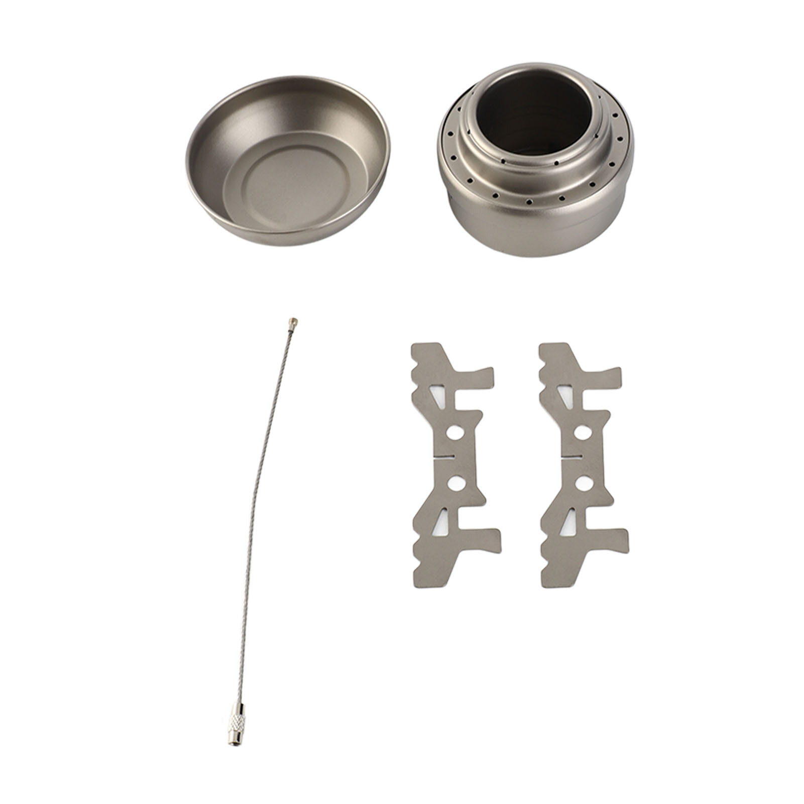 Мини-спиртовка с крышкой и подставкой для кемпинга и альпинизма