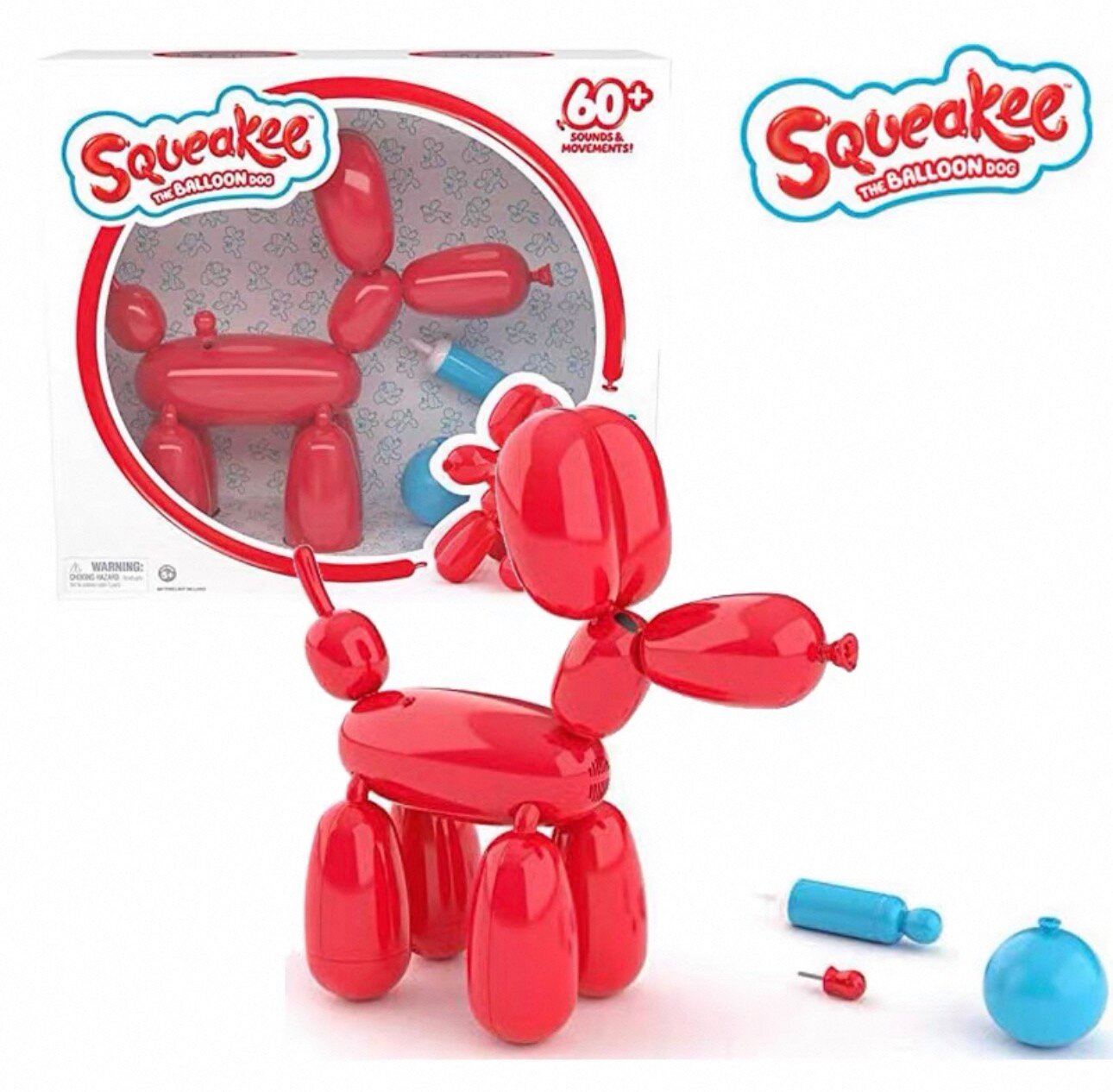 Интерактивные игрушки, Squeakee The Balloon Dog - Rainbowie The Rainbow Dog