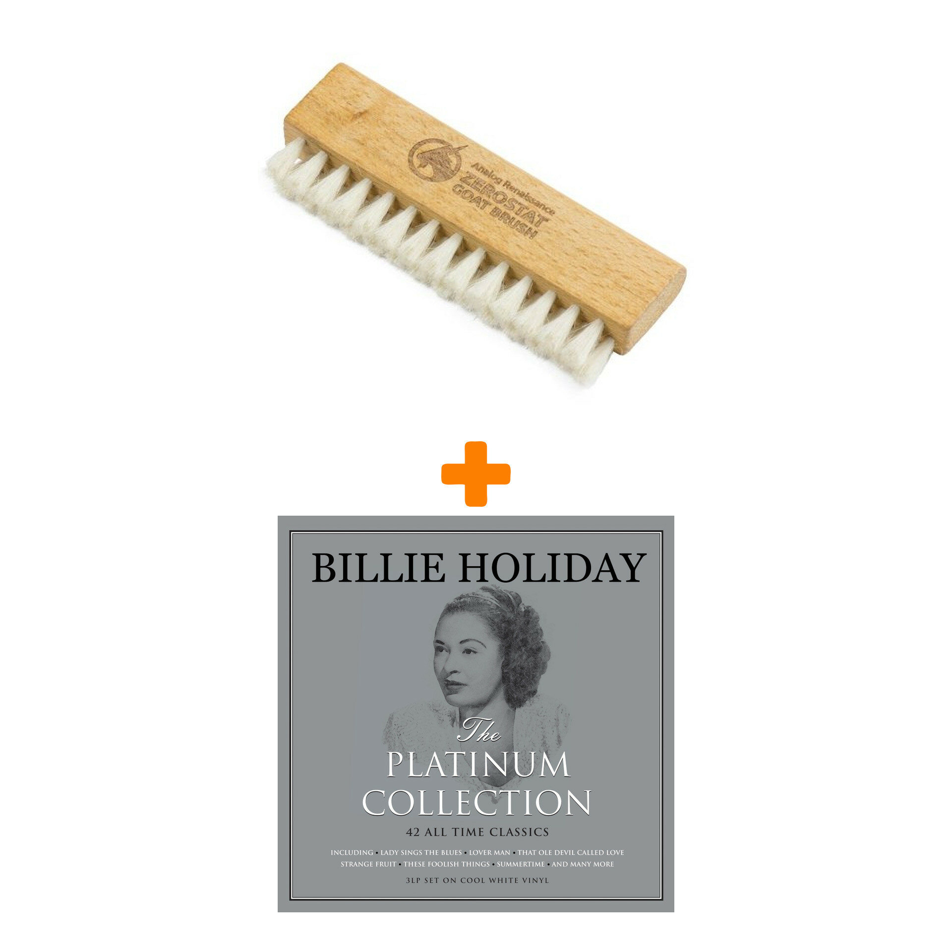 Holiday Billie The Platinum Collection 3LP + Щетка для ухода за LP из козьей шерсти