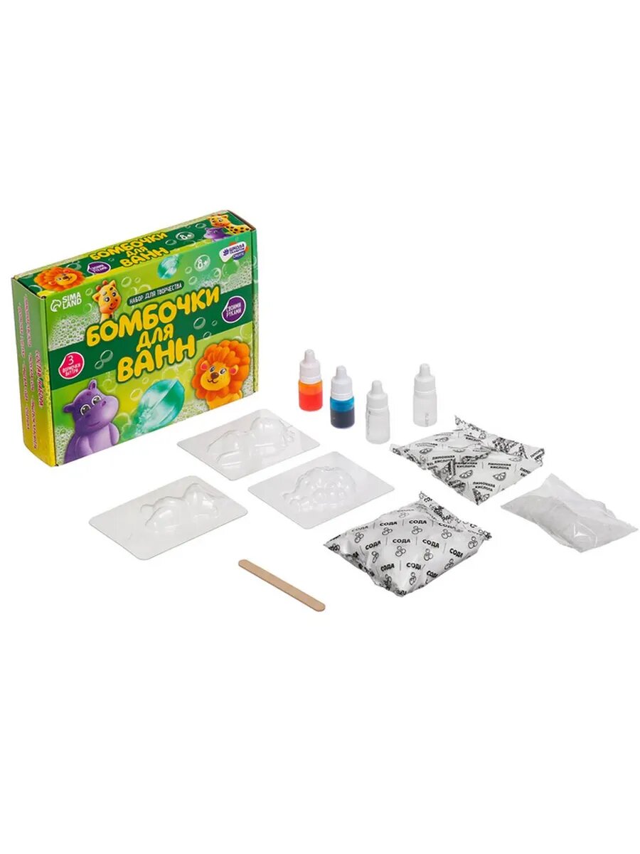 Творческий набор для создания ароматных ванильных бомбочек