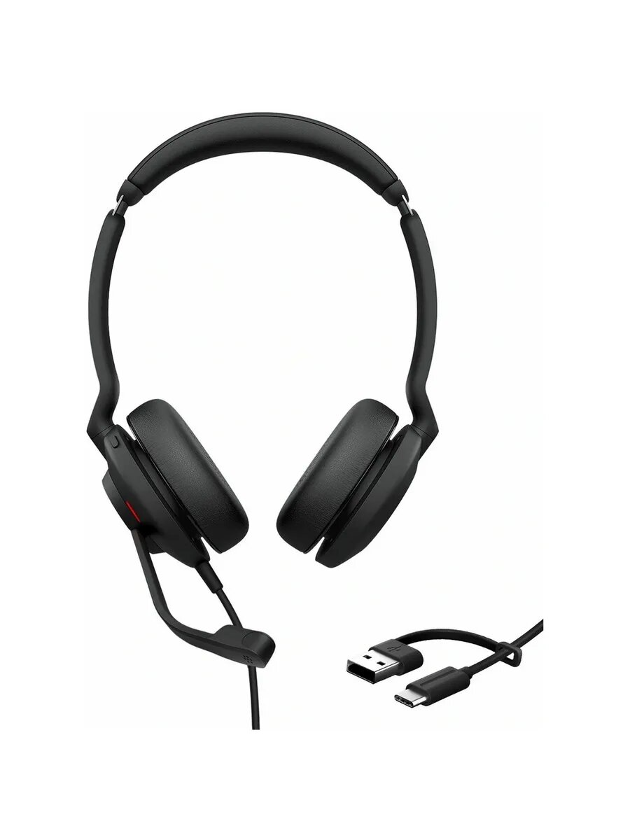 Наушники Evolve2 30 SE USB-C USB-A Черный (23189-999-779)