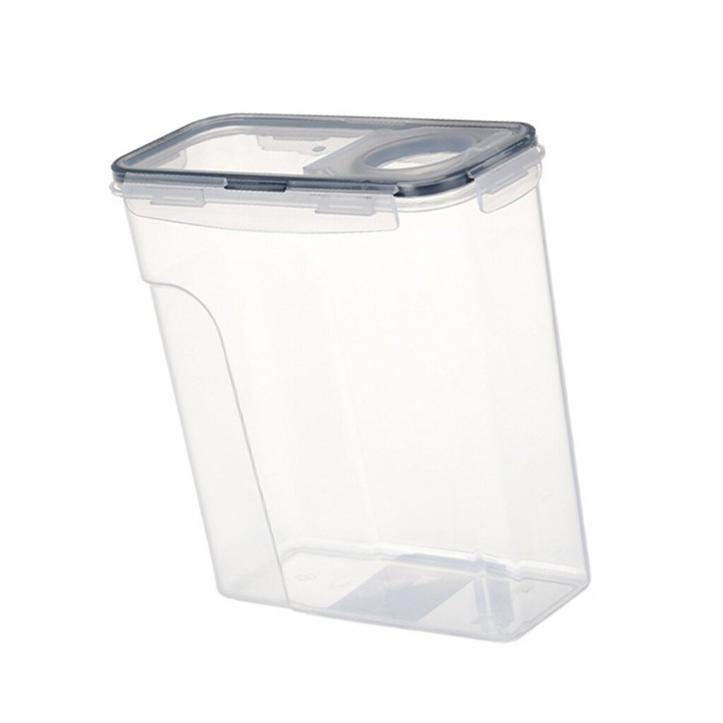 Прозрачный Пластиковый Кухонный Контейнер объемом 4 л для Маринования Зерновых Сыпучих Продуктов Организации
