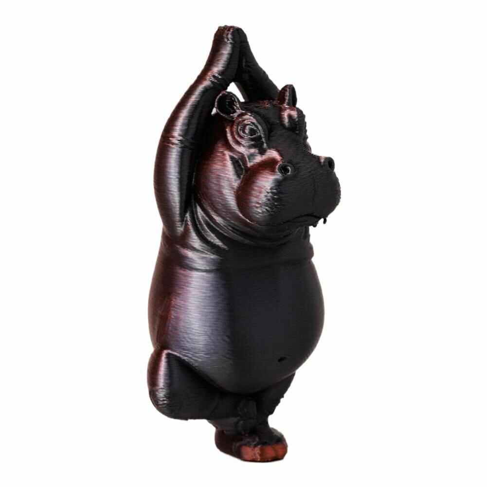 Статуэтка йоги Бегемот, настольный декор для дома и офиса