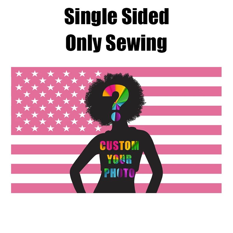 Персонализированный флаг США из полиэстера YAZANIE 90X150CM 3X5FT, SingleSidedSewing