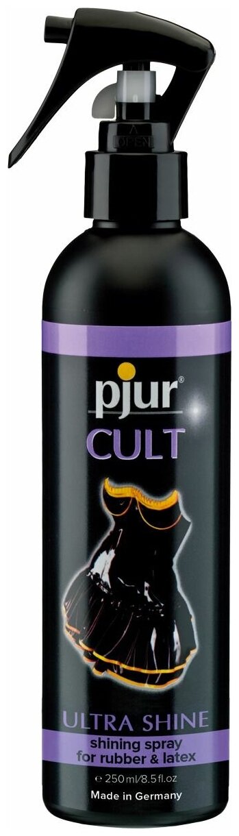 Спрей для ухода за одеждой из латекса pjur CULT Ultra Shine - 250 мл, Pjur,