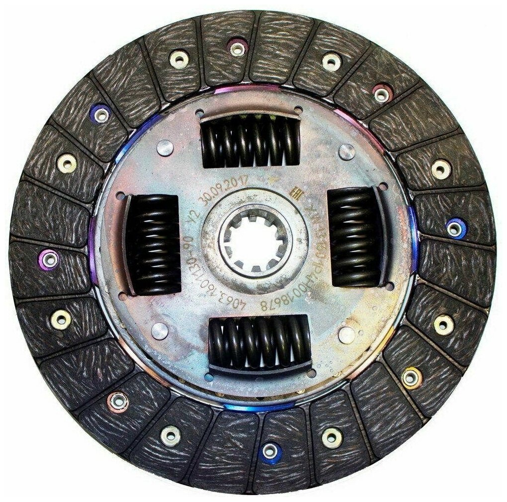 Диск сцепления ведомый Волга, Газель, Соболь, УАЗ 405, 406, 409 дв. "Оригинал"