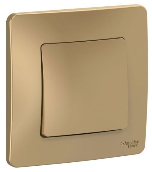 Выключатель Systeme Electric (schneider Electric) SCHNEIDER ELECTRIC 1-клавишный, 10А, 250B SE Blanca Титан, BLNVS010104