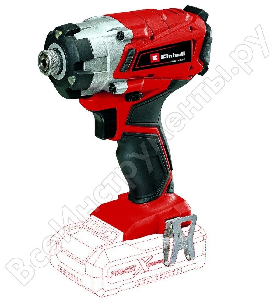 Ударный аккумуляторный винтоверт Einhell PXC TE-CI 18/1 Li Solo 4510034