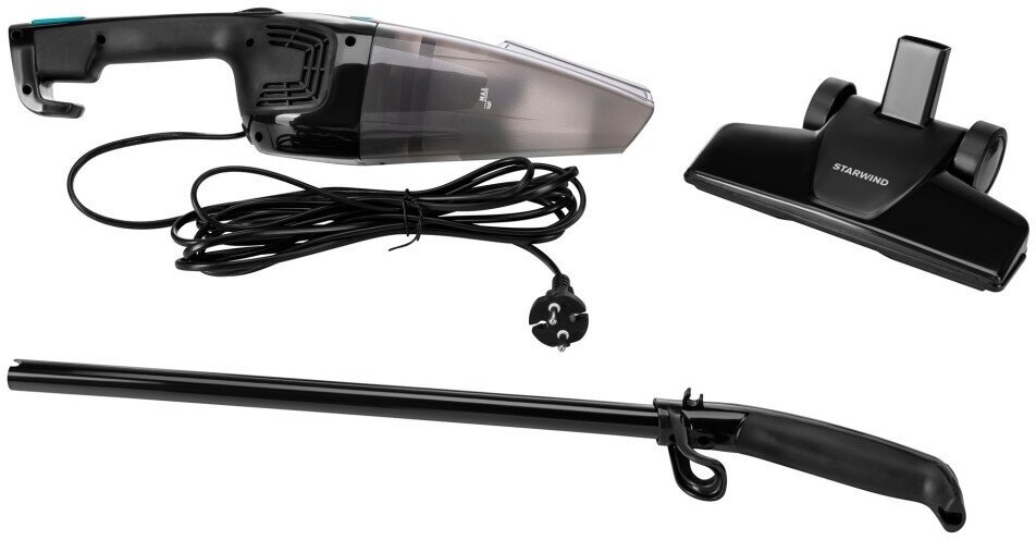 Пылесос ручной Starwind SCH1550 800Вт черный