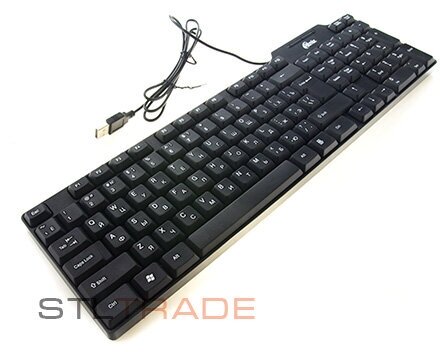 Проводная клавиатура Ritmix RKB-111 черная