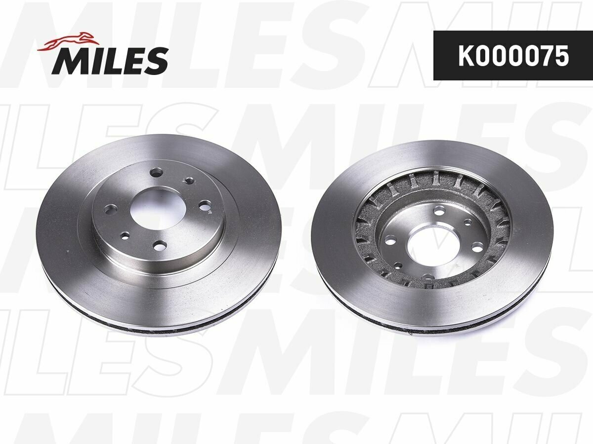 MILES Диск тормозной LADA 2110-2112 R14 передний вентилируемый (TRW DF4107) K000075