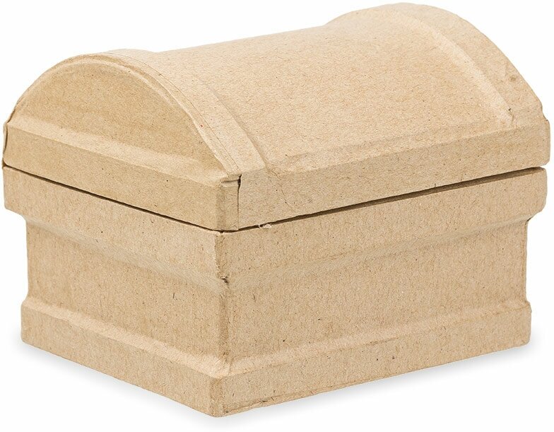 Love2art PAM-135 Заготовка для декорирования коробка папье-маше 10 х 9 х 8 см сундучок