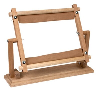 Gamma ПРН-01 пяльцы из дерева 30×30 см настольный станок из бука для ручной вышивки