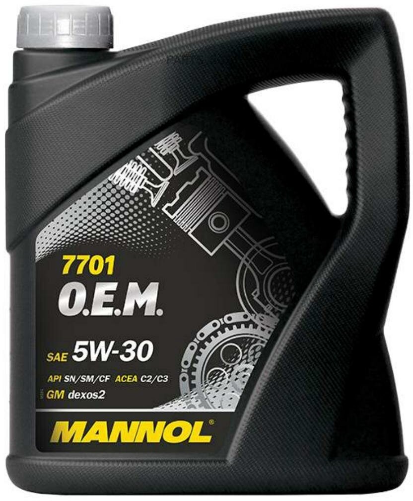 MANNOL 1077 Масло моторное синт. 7701 MANNOL ENERGY FORMULA OP 5W30 4 л. 1077