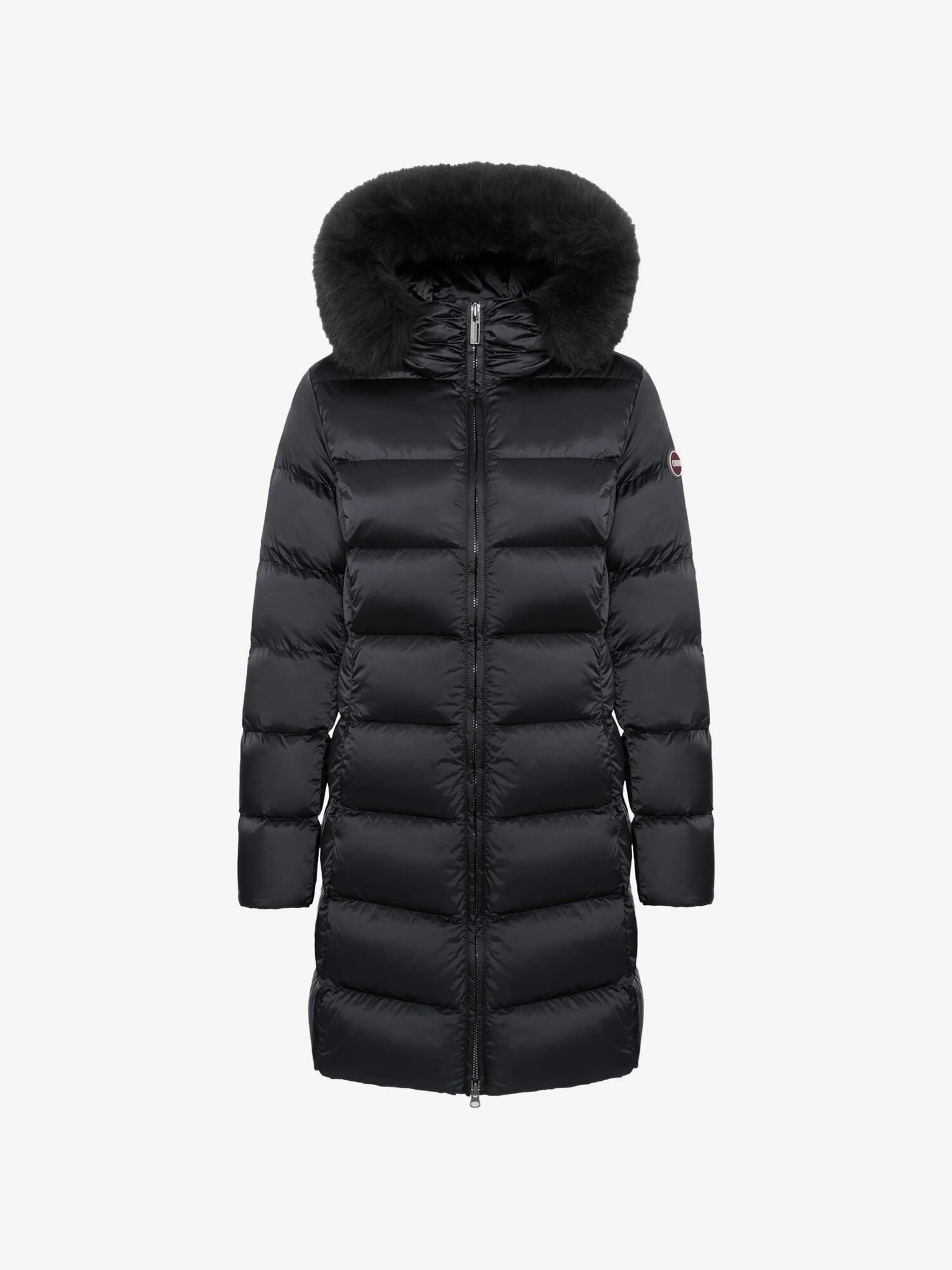 Пальто Fur-trim quilted coat
