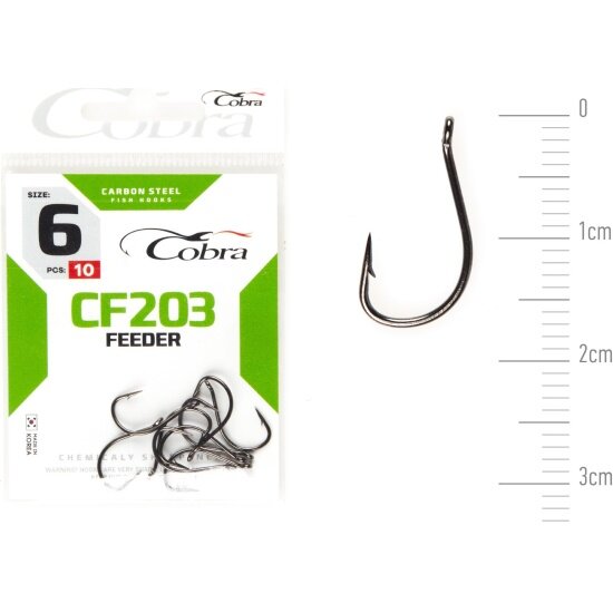 Крючки Cobra FEEDER CF203 размер 006 10шт.