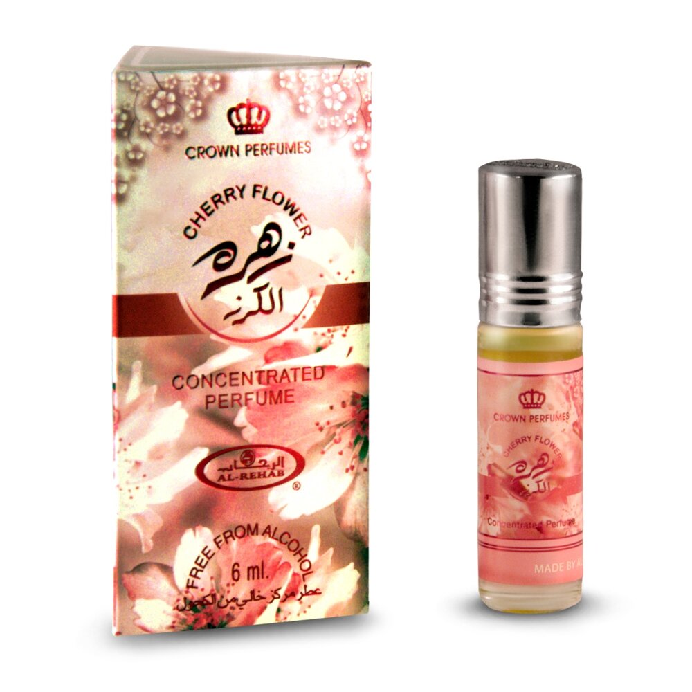 Al-Rehab Concentrated Perfume CHERRY FLOWER (Масляные арабские духи цветок вишни, Аль-Рехаб), 6 мл.
