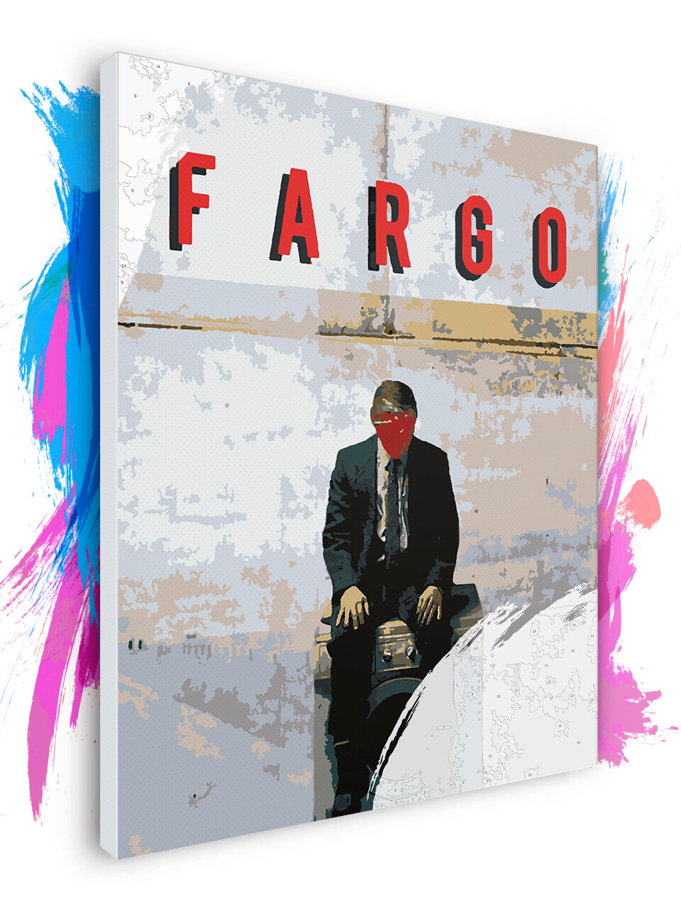 Картина по номерам на холсте Фарго - Постер Fargo, 50 х 70 см