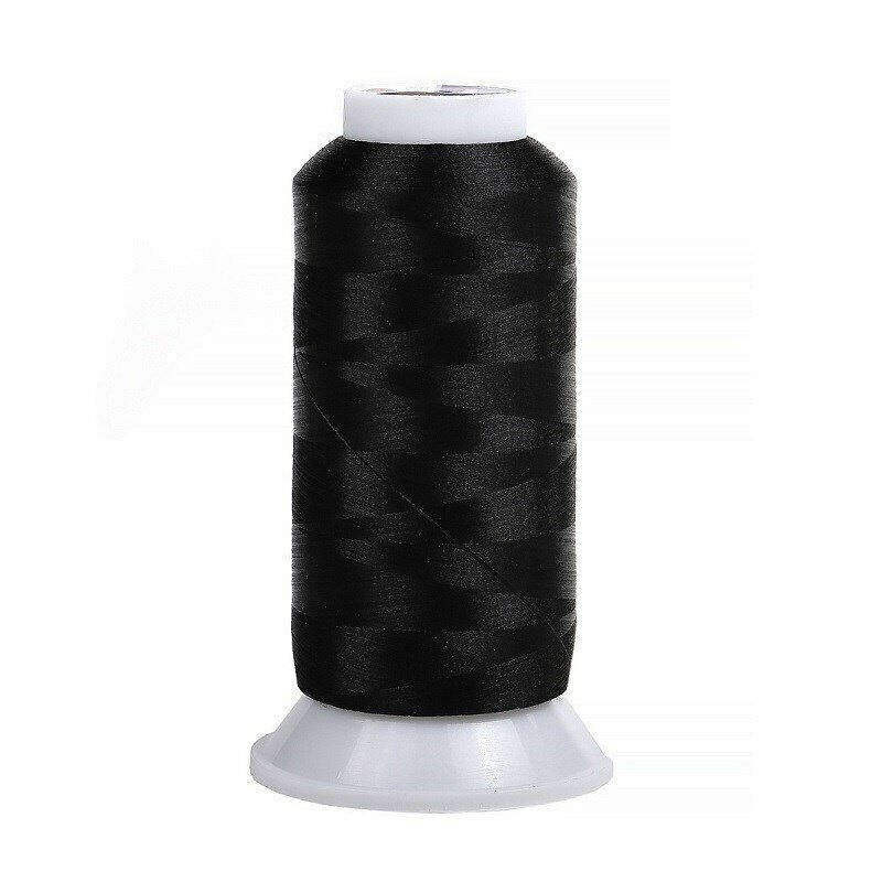 Нитки текстурированные некрученые 150D/1 MAX (намотка 5000 м) цв. черный