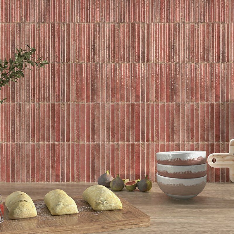 Плитка Mainzu Wynn Rouge 15x30 PT03370 гладкая, глянцевая изностойкая