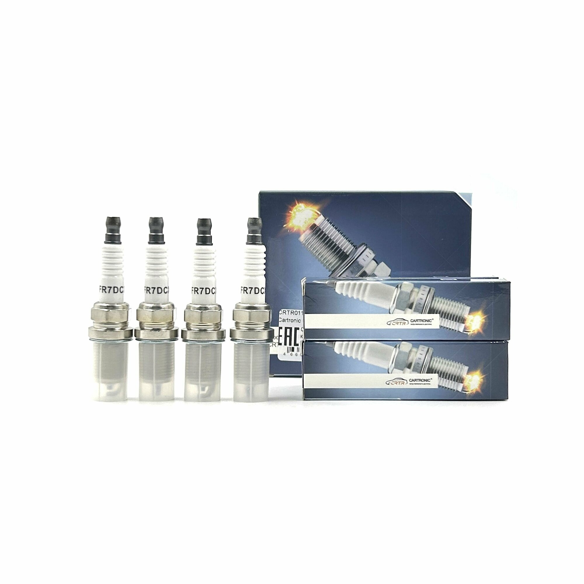 Свечи зажигания для а/м Lada Kalina, Vesta, ВАЗ 2112, УАЗ - CARTRONIC арт. CRTR0115136