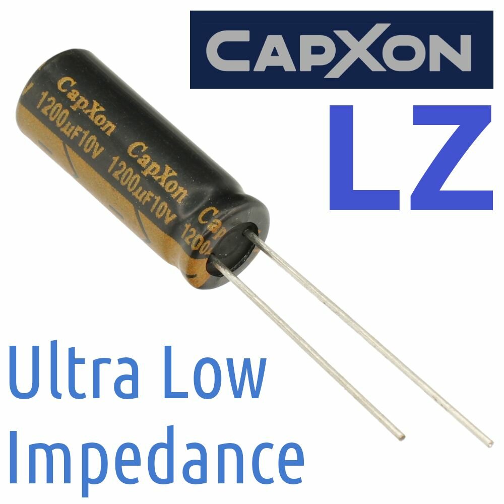 1200мкФ 10В / LZ / 8х20 / 105 С / конденсатор электролитический (1шт)