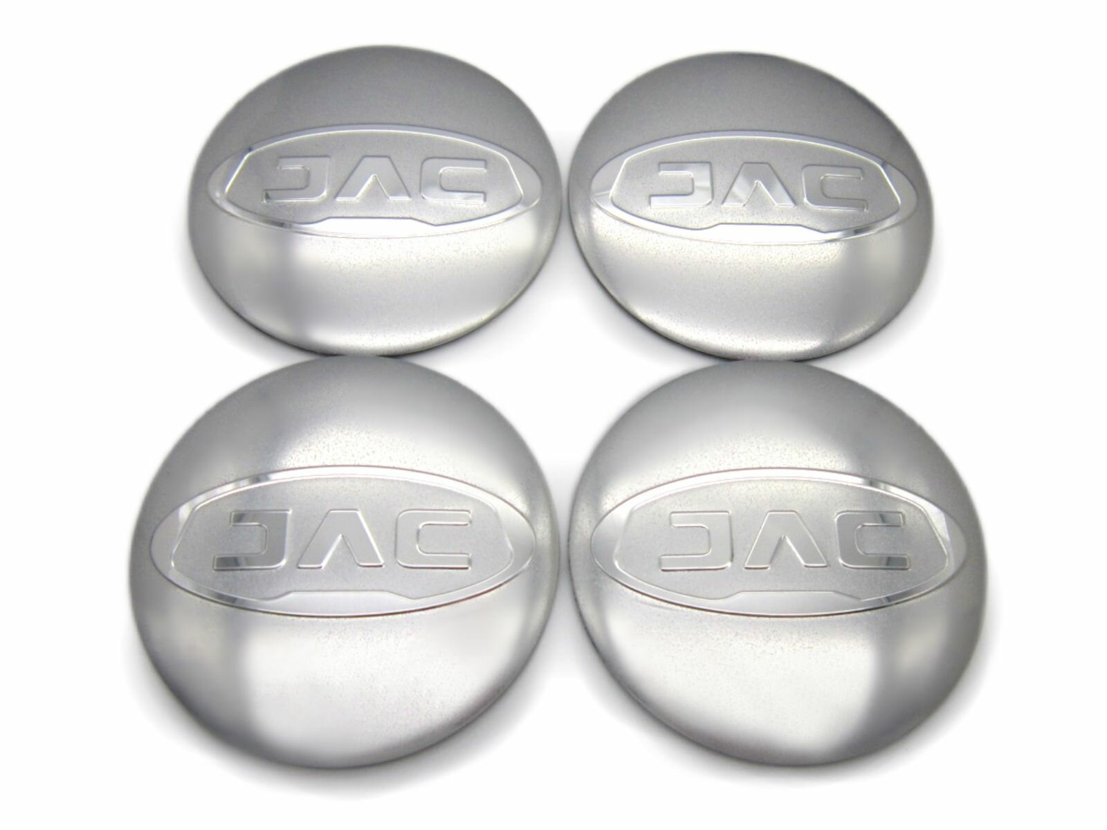 Наклейки на колесные диски JAC silver D-56 mm