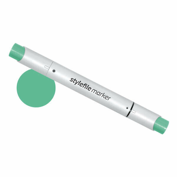 Stylefile Маркер "Stylefile Brush" двухсторонний цв.640 Зеленый мятный sela39 YTZ2