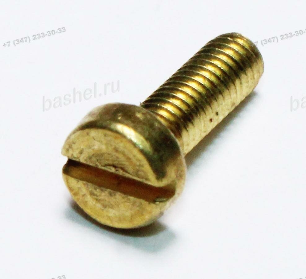 Винт М2,5х8 DIN 84 латунь