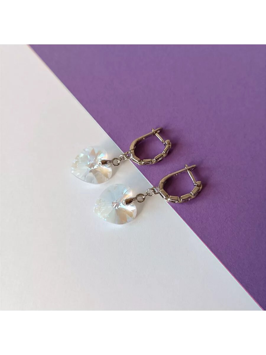 Серьги с подвесками MS.MIRA, хрусталь
