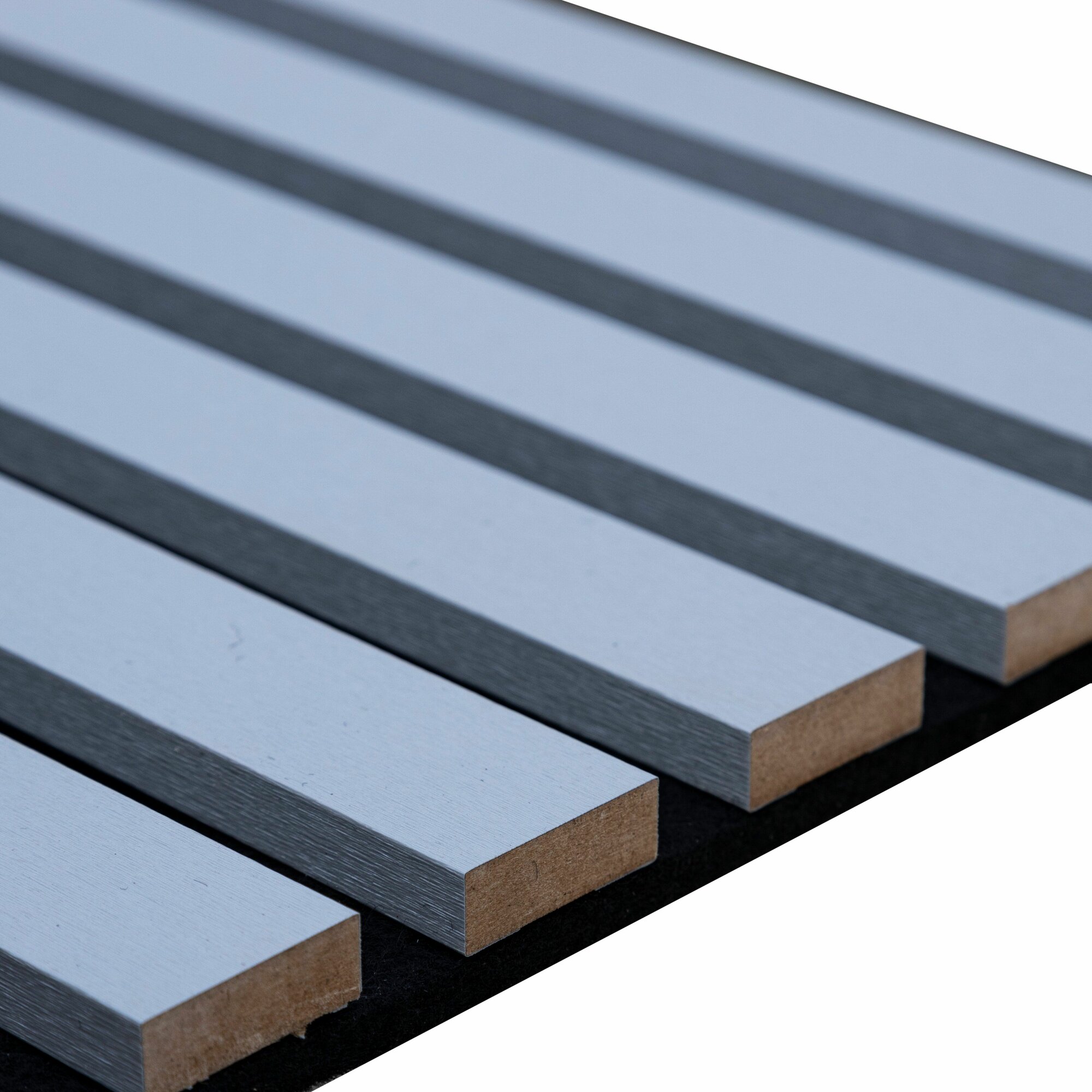 Реечная декоративная панель ВУД панель, 2750х285х18 металлик