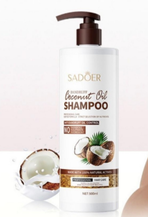 SАDОЕR Шампунь для нормальных и склонных к сухости волос Coconut Oil Shampoo 500мл