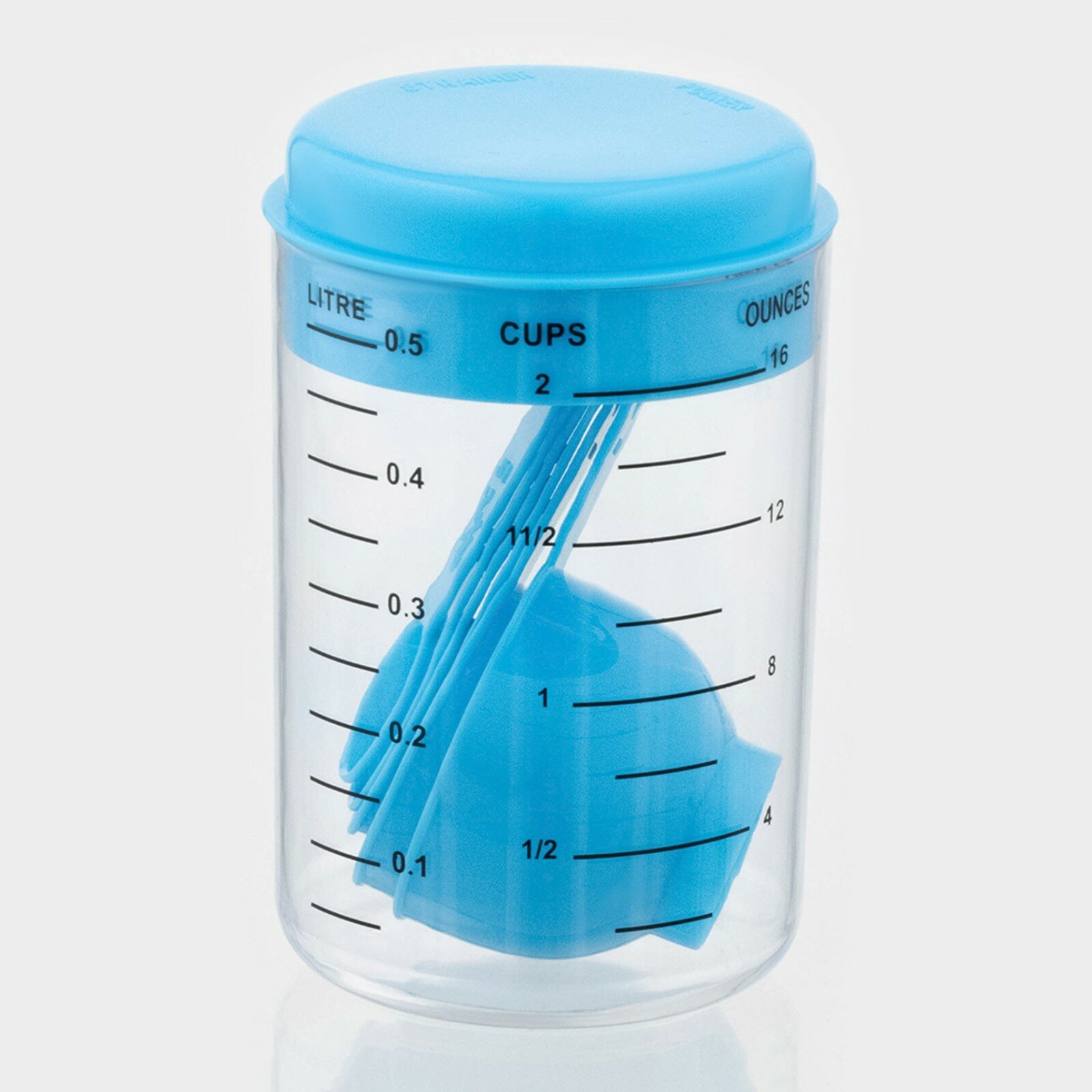 Набор мерных емкостей 7 предметов, «Маэстро» Доляна, мерный стакан, мерные ложки