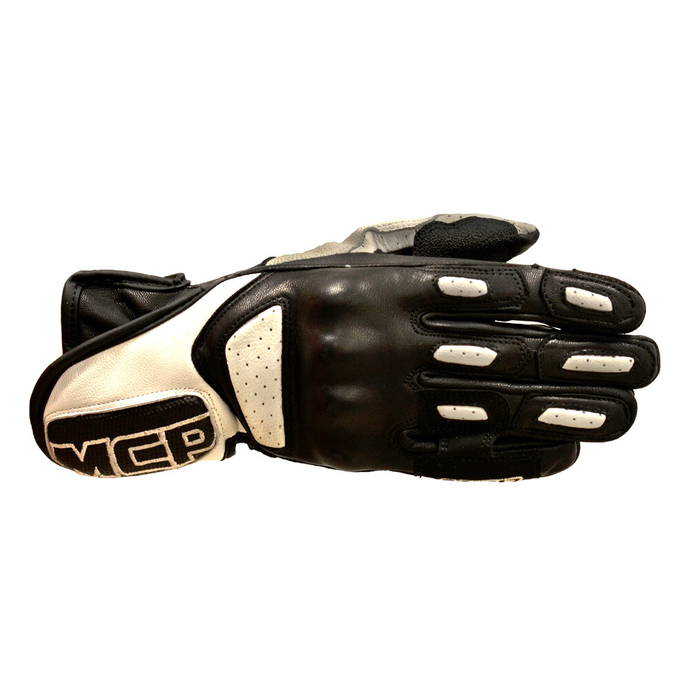 Мотоперчатки женские спортивные Prime MCP (черно-белый, 2020, XL)