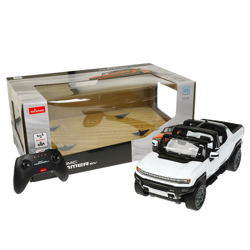 Машина р/у Хаммер ev 1:16 свет, звук, открываются вручную Rastar 93000-RASTAR