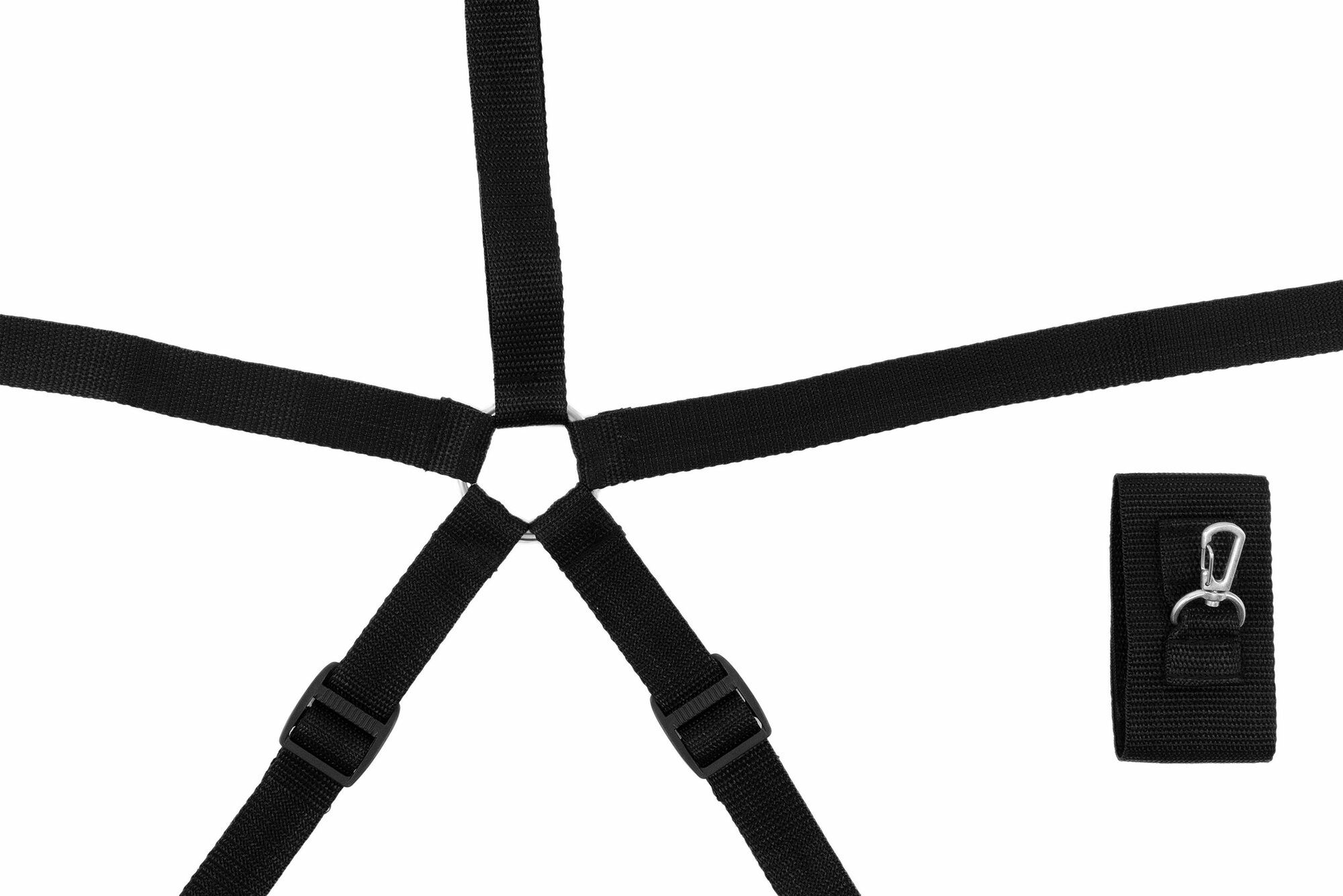 Портупея Джага Джага, с фиксатором для рук и ног, с кольцом, для БДСМ игр