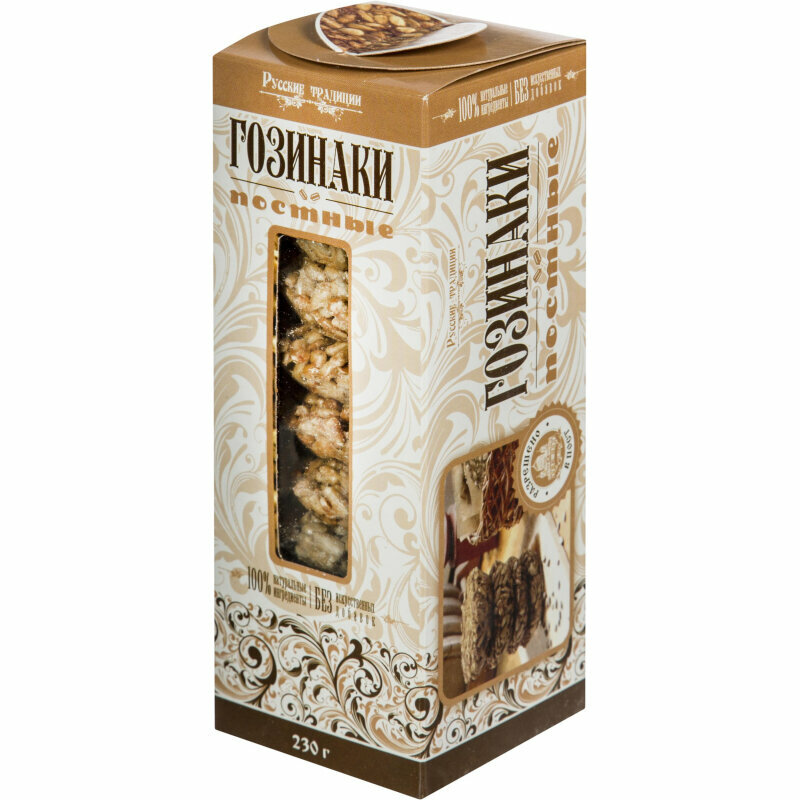 Снеки Гозинаки постные (козинаки) Русские традиции 210гр го-пос-230, 1372334