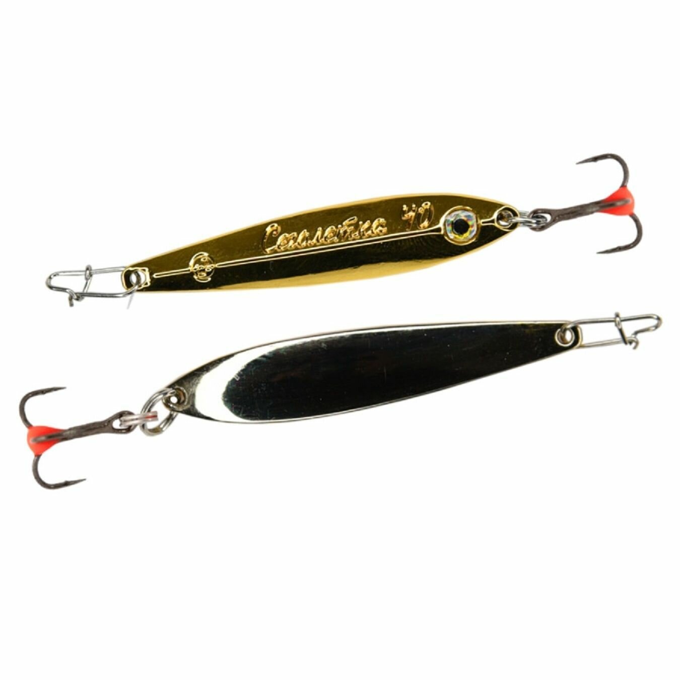 Блесна вертикальная ECOPRO Сеголетка, 40мм, 3,5г, S/G